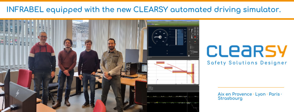 INFRABEL equipped with the new CLEARSY automated driving simulator ...