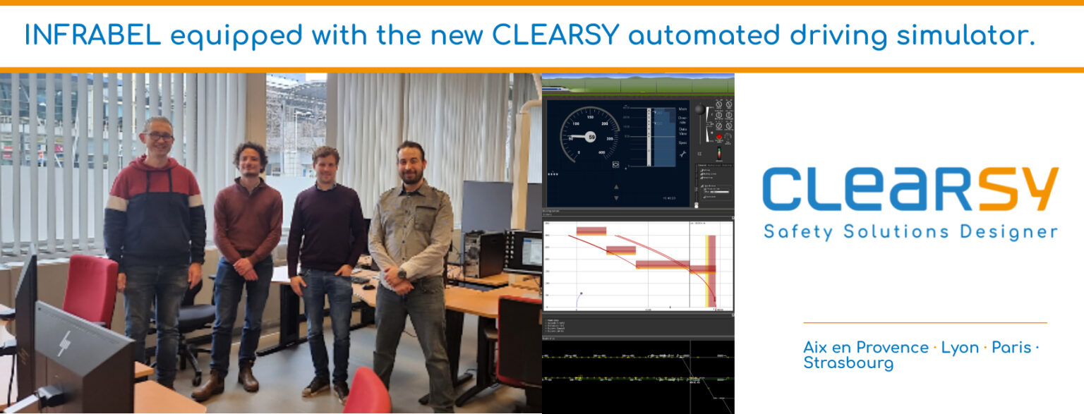 INFRABEL equipped with the new CLEARSY automated driving simulator ...