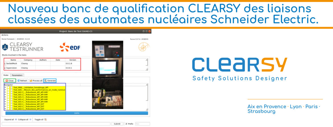 CLEARSY développe une nouvelle version de banc de qualification des liaisons classées des ...